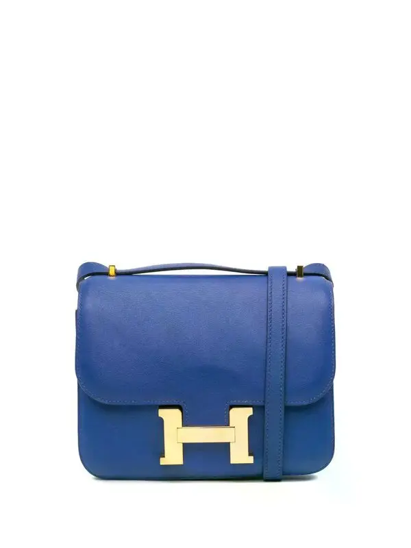 Hermès 2017 Mini Constance 18 Crossbody Bag - Blue