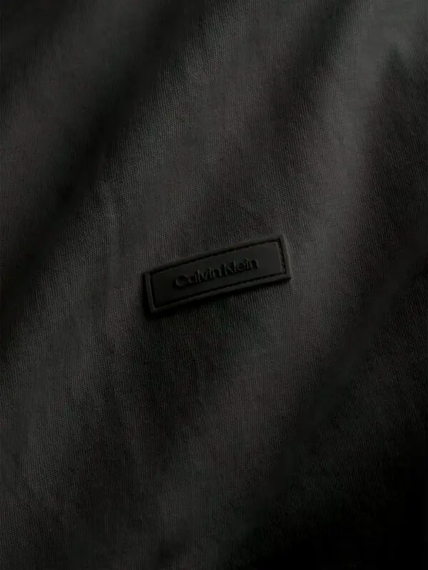Calvin Klein Logo Plaque T-shirt - Black