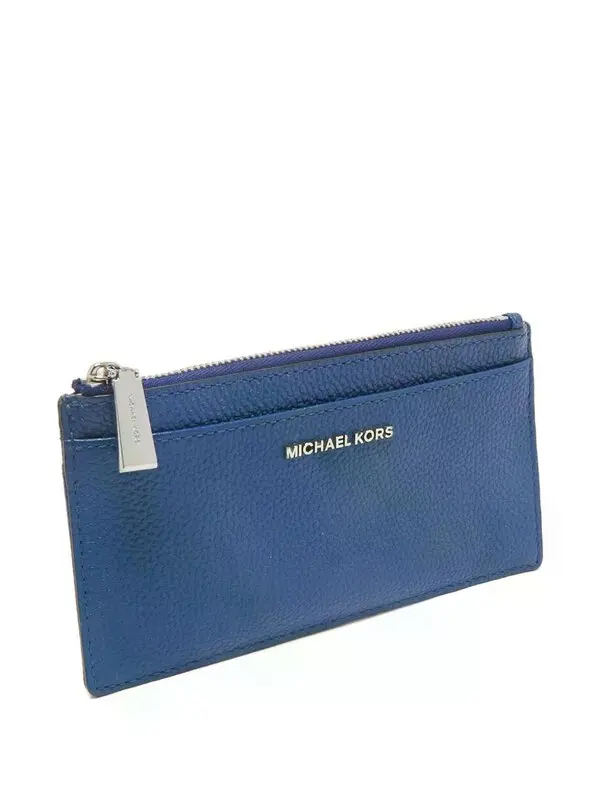 Michael Kors Leather Zip Card Holder