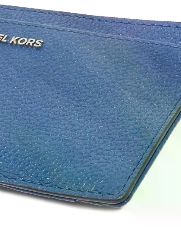 Michael Kors Leather Zip Card Holder