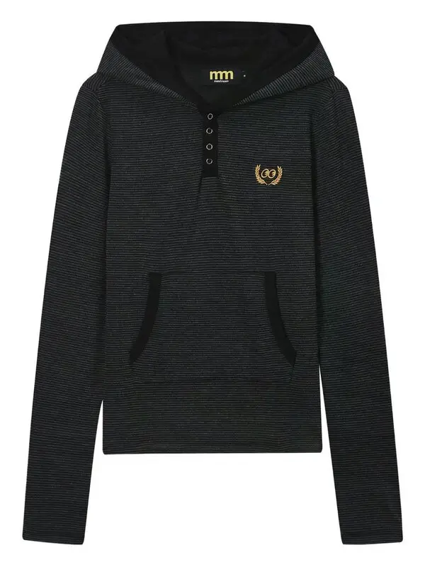 MINI CREAM Logo-detail Hoodie