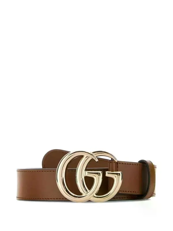 Gucci Gg Marmont Leather Belt - Brown