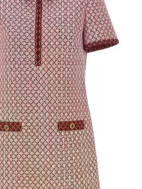 Gucci Diamond-patterned Mini Dress