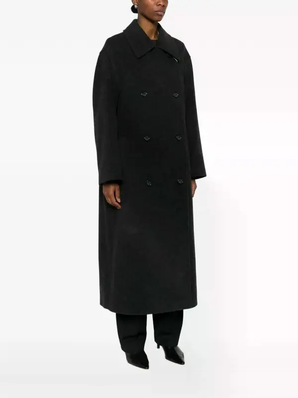 TOTEME Buttoned Shield Coat - Grey