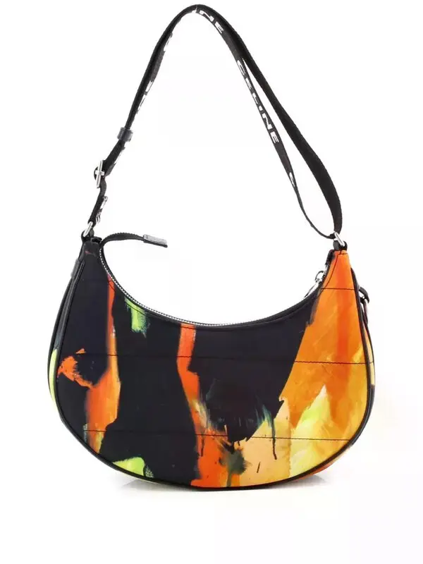 Celine Ava Printed Quilted Nylon Medium Shoulder Bag - Multicolour