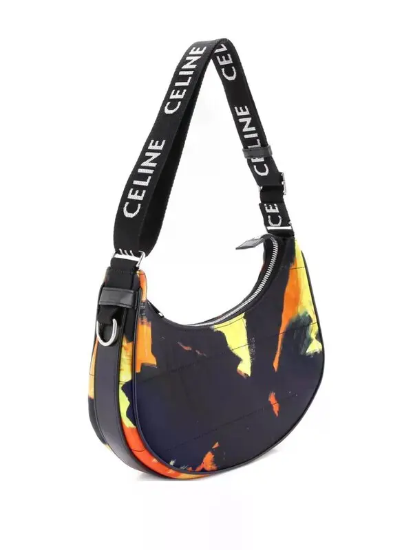 Celine Ava Printed Quilted Nylon Medium Shoulder Bag - Multicolour