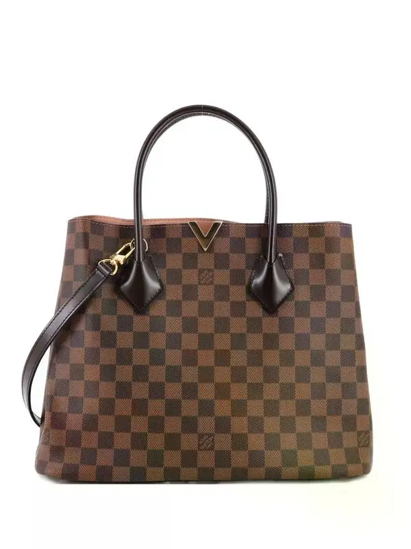 LOUIS VUITTON Kensington Damier Tote Bag - Brown