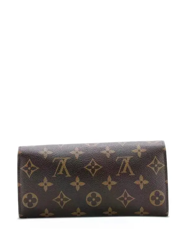 LOUIS VUITTON Emilie Wallet Monogram Canvas Small Wallets - Brown
