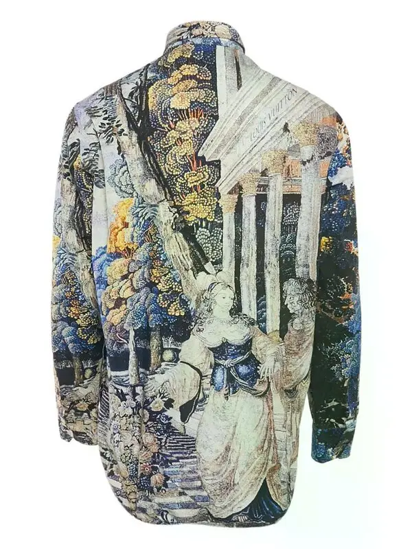 LOUIS VUITTON Tapestry-print Shirt