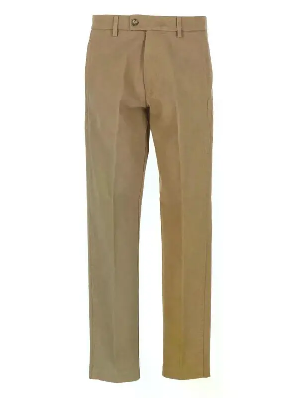 RE-HASH Buttoned Straight-leg Trousers - Neutrals