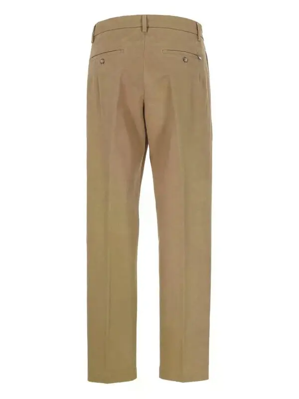 RE-HASH Buttoned Straight-leg Trousers - Neutrals