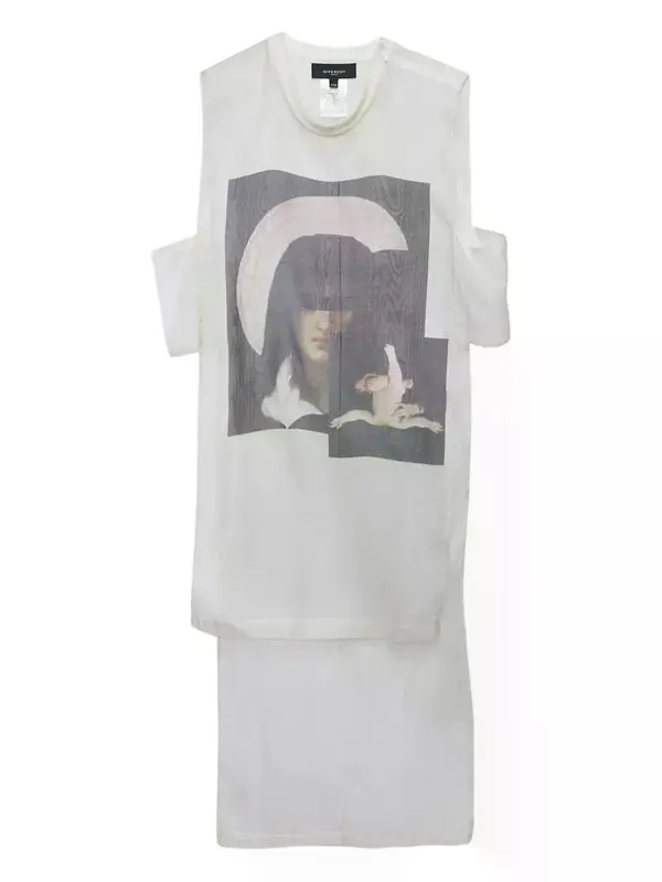 Givenchy Graphic-print Silk Top