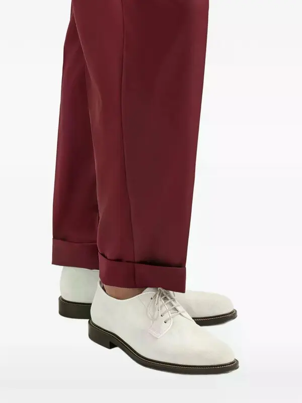 Brunello Cucinelli Suede Lace-up Derby Shoes - Neutrals