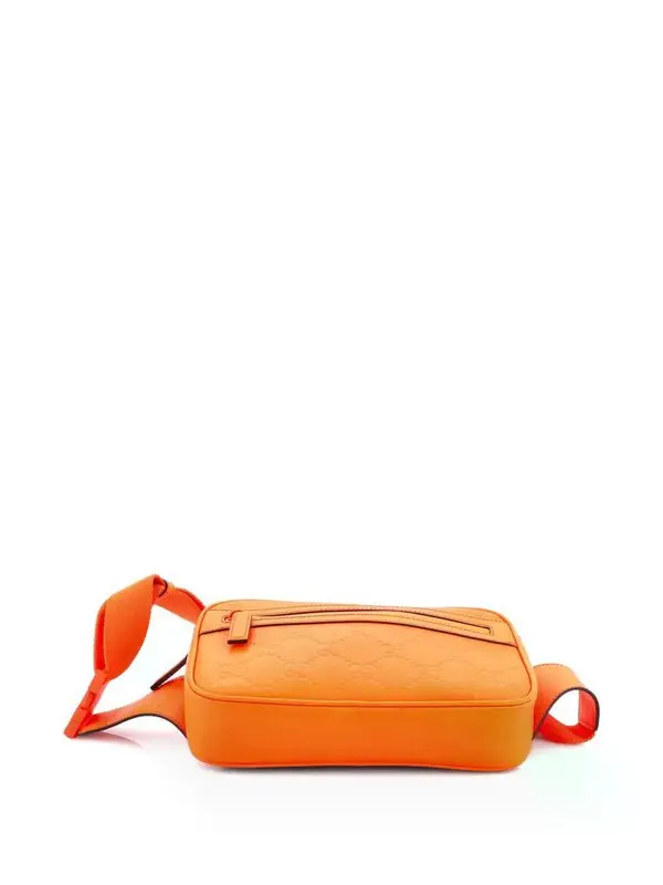 Gucci Gg Rubber Effect Leather Belt Bag