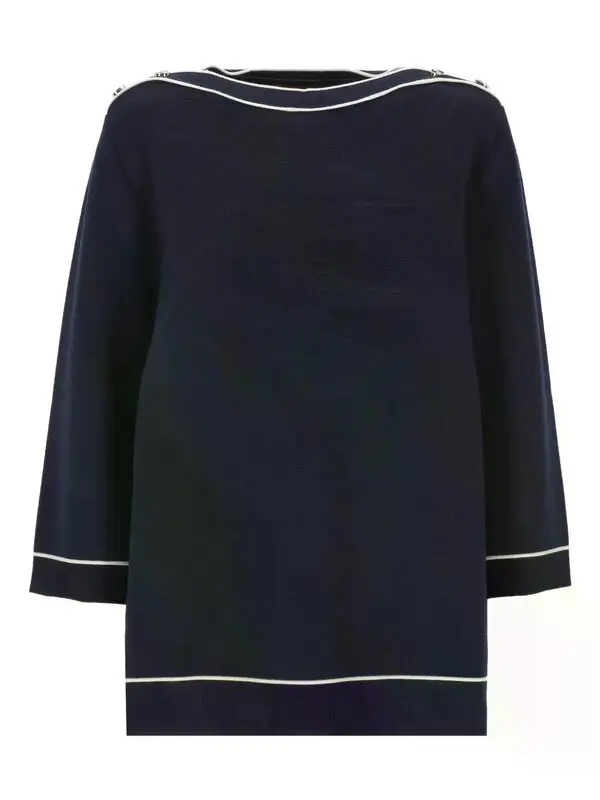 Gucci Contrast-trim Top