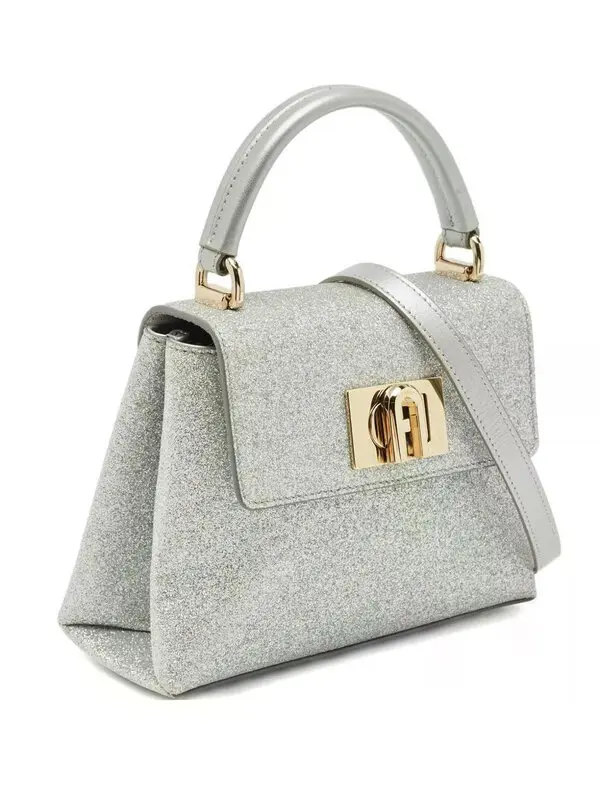 Furla Mini 1927 Glitter Tote Bag