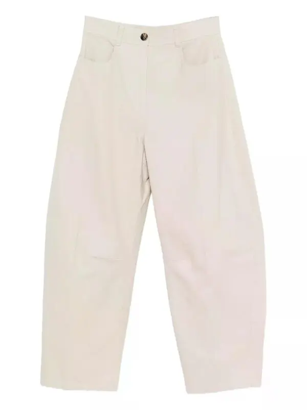 Mark Kenly Domino Tan Five-pocket Trousers