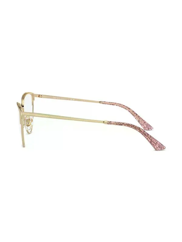 JIMMY CHOO Cat-eye Glasses - Gold