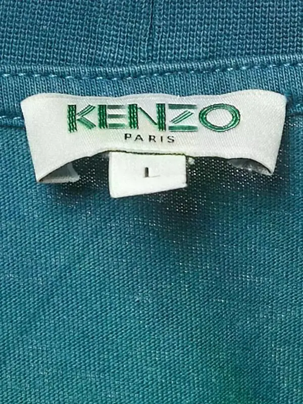 Kenzo Tiger-print Cotton T-shirt - Blue
