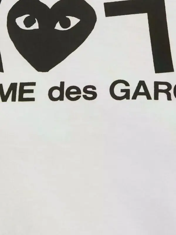 Comme Des Garçons Heart-logo T-shirt