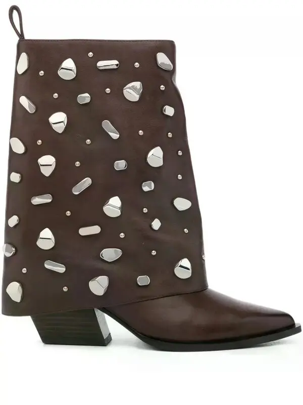 MARC ELLIS 65mm Studded Ankle Boots