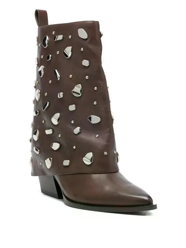 MARC ELLIS 65mm Studded Ankle Boots