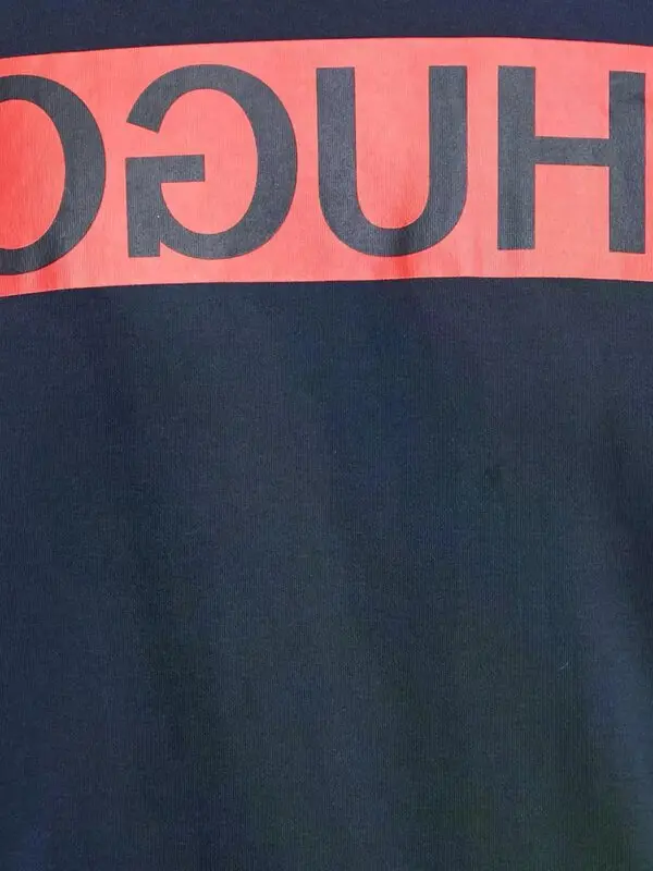 Hugo Logo-print Crew-neck Sweatshirt