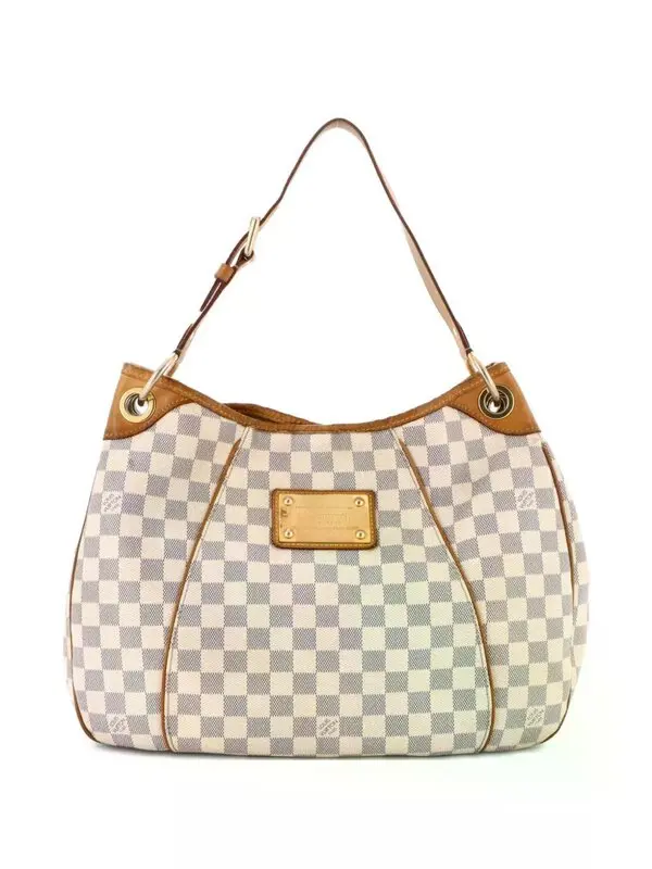 LOUIS VUITTON Galliera Handbag Damier Pm Hobo Bag - White