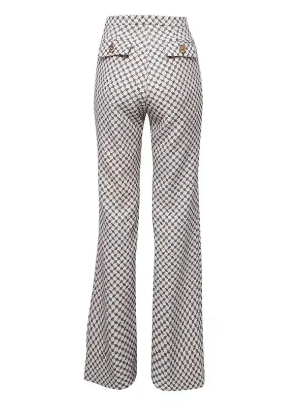 Elisabetta Franchi Logo-print Pocket Trousers