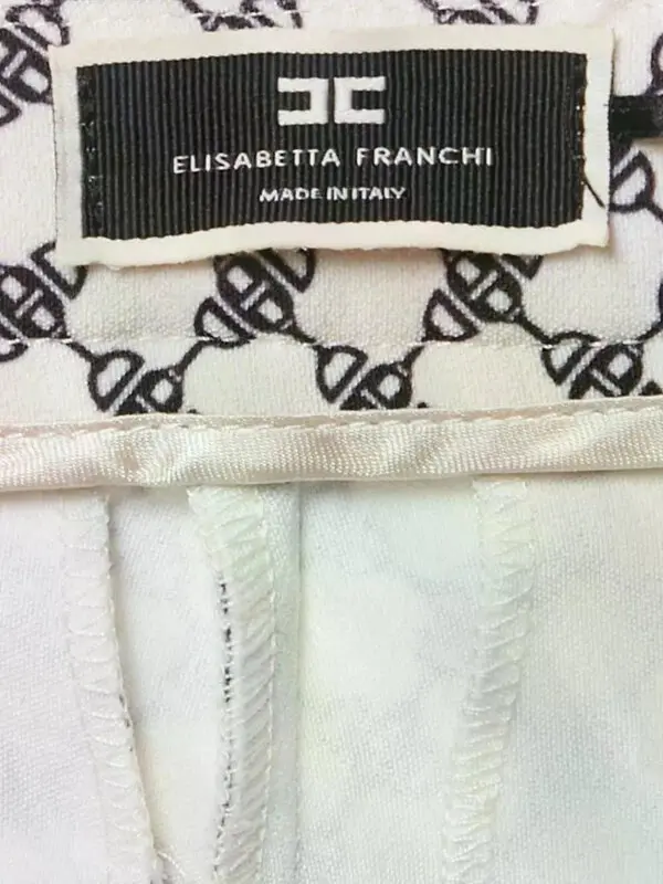 Elisabetta Franchi Logo-print Pocket Trousers