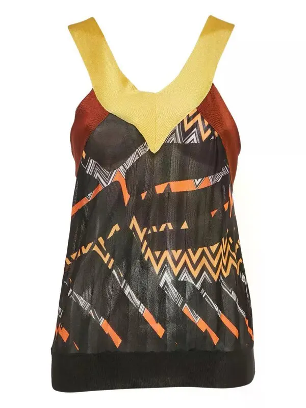 Missoni Zigzag-pattern Sleeveless Top