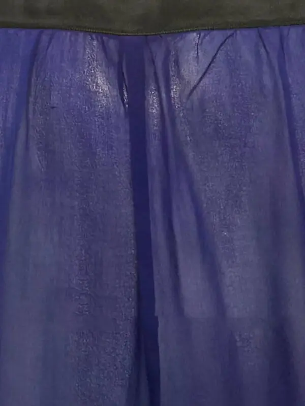 Dries Van Noten Silk Wide-leg Trousers - Blue
