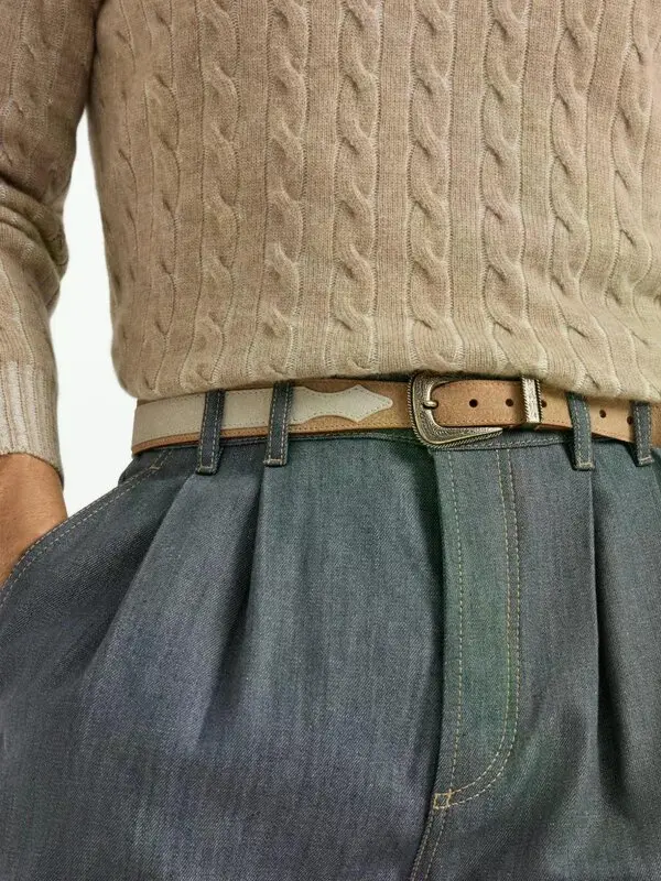 Brunello Cucinelli Buckle Belt - Brown