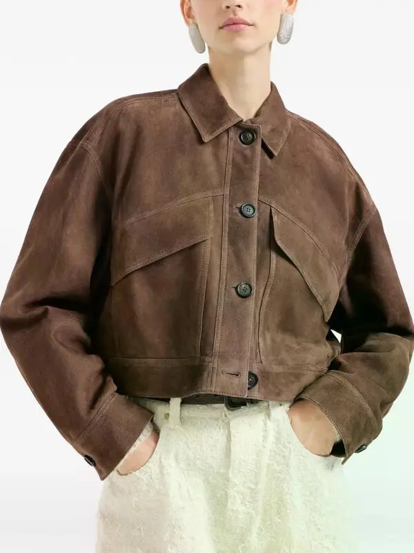 Brunello Cucinelli Jacket With Monili Detailing