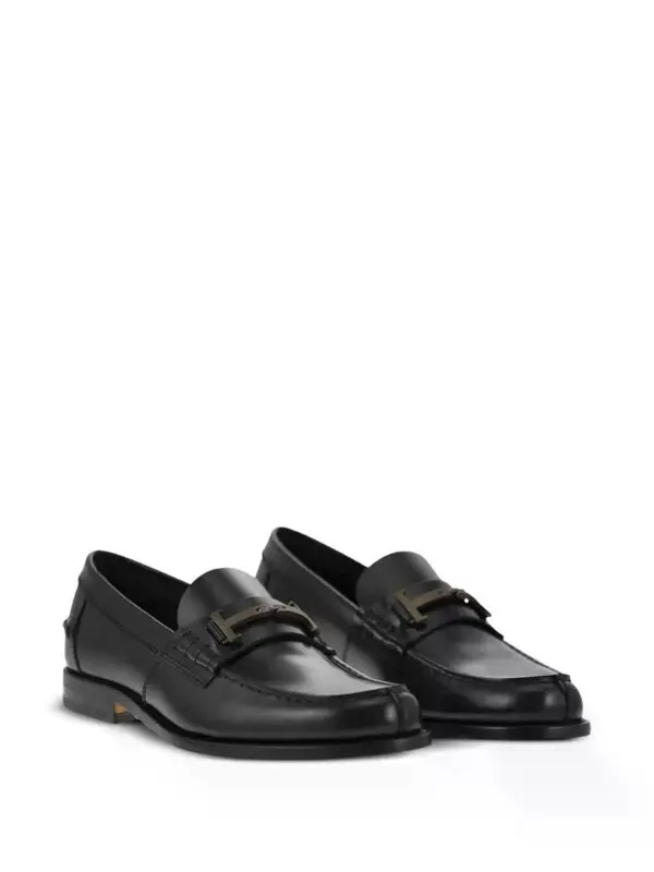 TOD'S T Timeless Leather Loafers