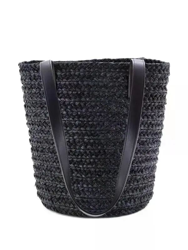 Saint Laurent Panier Basket Raffia Small Tote Bag