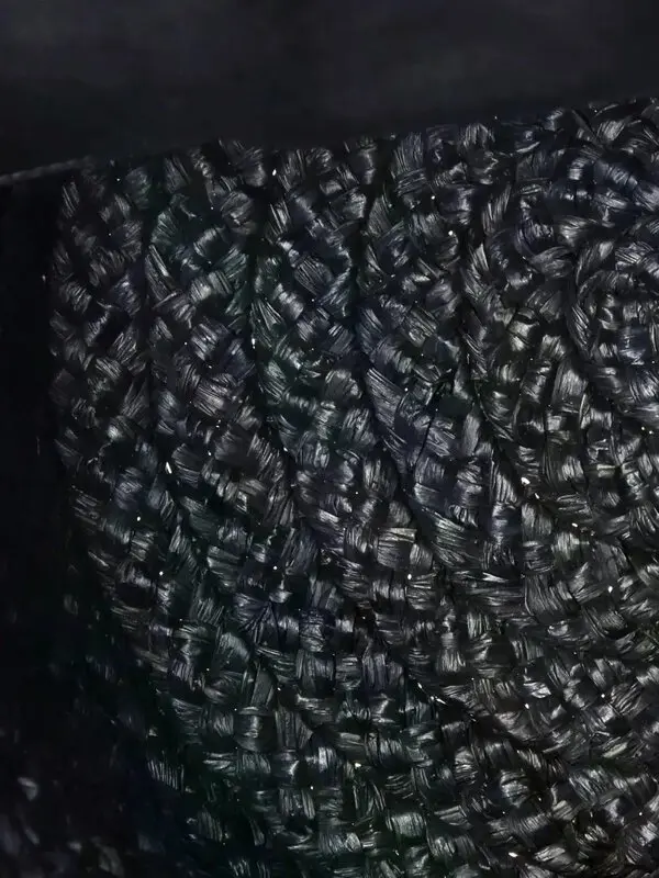 Saint Laurent Panier Basket Raffia Small Tote Bag