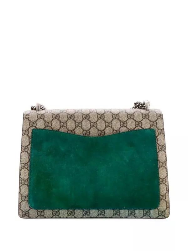 Gucci Dionysus Embellished Gg Coated Canvas Shoulder Bag - Brown