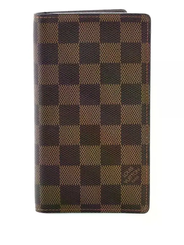 LOUIS VUITTON Brazza Wallet Damier Small Wallets - Brown