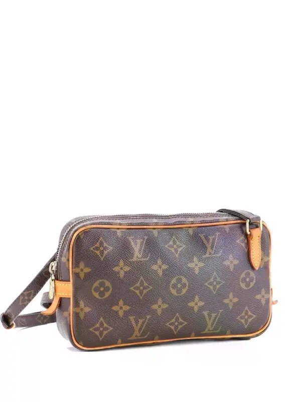 LOUIS VUITTON Pochette Marly Bandouliere Monogram Crossbody Bag - Brown
