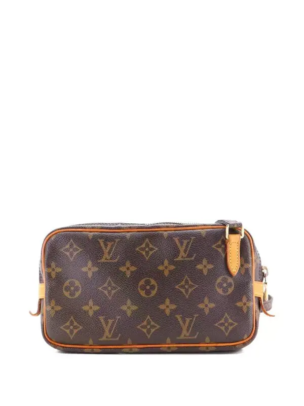 LOUIS VUITTON Pochette Marly Bandouliere Monogram Crossbody Bag - Brown