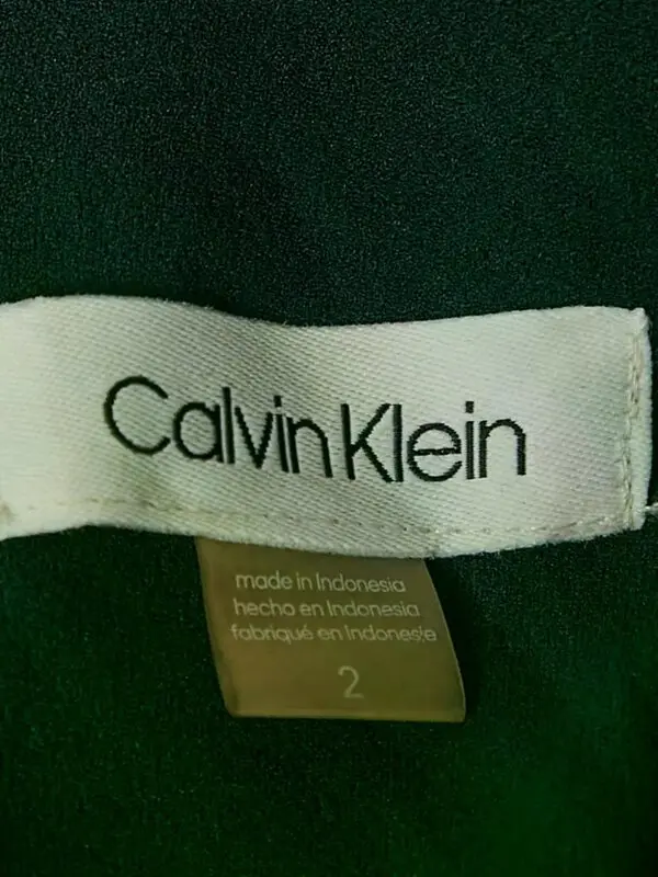 Calvin Klein Mesh-insert A-line Dress