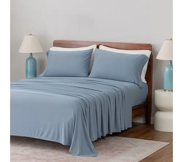 BERKSHIRE BLANKET Berkshire Comfort Knit 4-piece Sheet Set - One-color