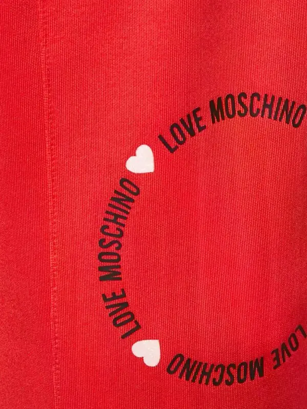 Moschino 2000s Logo-print Jersey Trousers