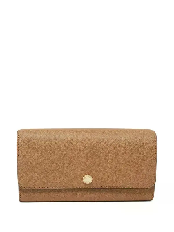Michael Kors Saffiano Leather Wallet - Brown
