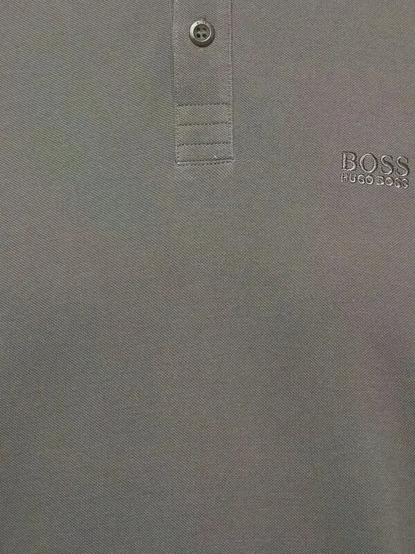 BOSS Pima Cotton Polo Shirt - Grey