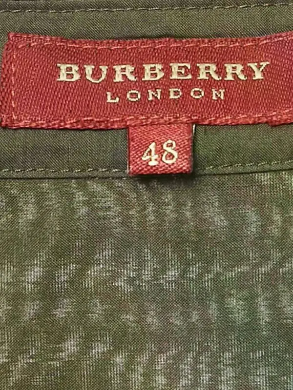 Burberry Button-front Cotton-silk Shirt