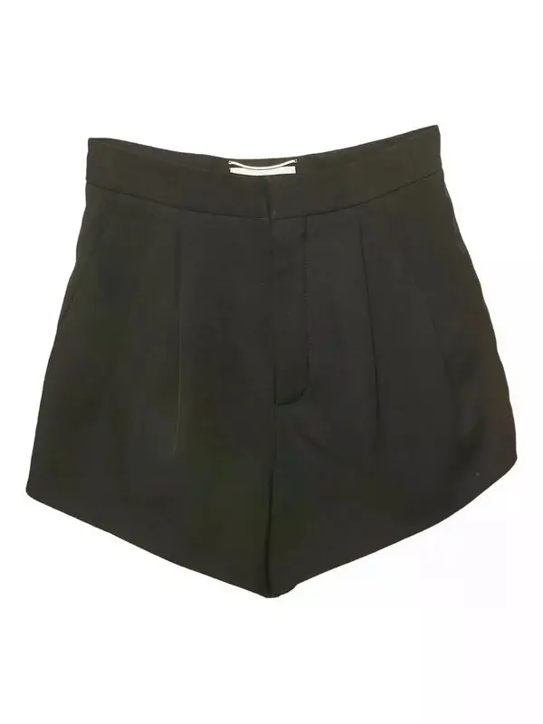 Saint Laurent Pleated-front Wool Shorts