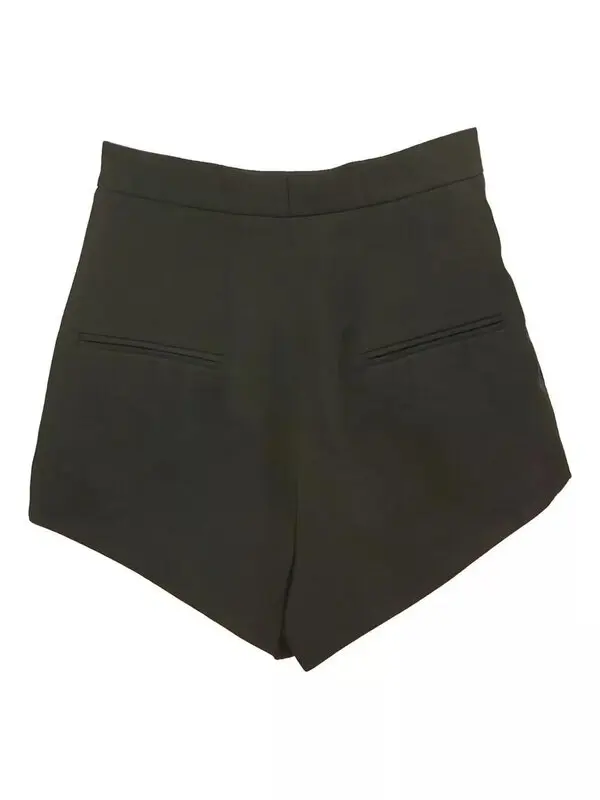 Saint Laurent Pleated-front Wool Shorts