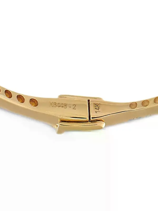 LB EXCLUSIVE Diamond Tennis Bangle Bracelet In 14k Yellow - Gold